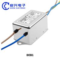 China DEB1 Series Single Phase EMI Filter 220VAC 3A-20A Power Line Filter with CE/CQC/ROHS Certification for sale