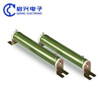 China RX20 Glazed Ceramic Wirewound Braking Resistor 10W-300W for Capacitor Discharge and Industrial Load Applications for sale