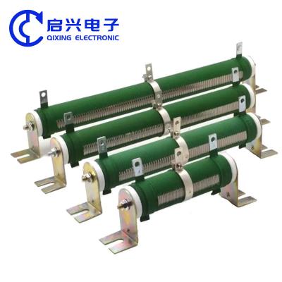 China RX20 Porcelain Tube Braking Resistor Adjustable Sliding 10W-10000W 0.5KV-10KV for sale