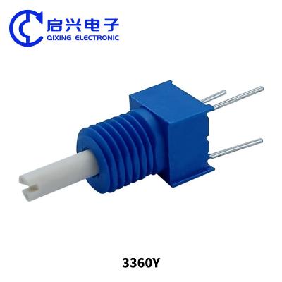 China 3360Y 5kΩ Trimmer Potentiometer with 6mm Knob, 0.5W Rated Power, -55°C to +125°C Operating Range for sale