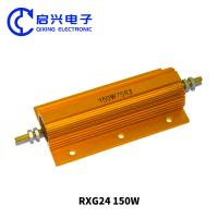 China RXG24 Wire Wound Resistor 25W to 500W High Power Gold Aluminum Shell Resistor for sale