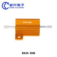 China High Power Wirewound Resistor 25W Green Aluminum Case Resistor RXG24 for sale