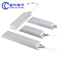 China RXLG Trapezoidal Aluminium Housing Brake Resistor 150W 0.1-10K Ohm for Frequency Converter Servo Motor for sale