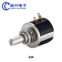 China 534 Series Multi-Turn Precision Wirewound Potentiometer 1K 2K 5K 10K 20K 50K 100K 2W 3600° Electrical Angle for sale