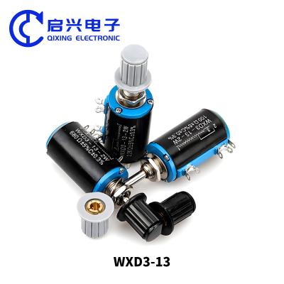 China WXD3-13 2W 10-Turn Wirewound Potentiometer 4mm Shaft 100Ω-100kΩ Resistance Range for sale