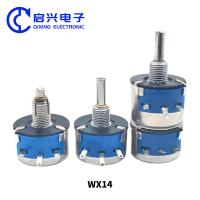 China WX14-12 Single Turn Wirewound Potentiometer 3W 22Ω-27KΩ IP40 Rated for Electronic Instruments for sale