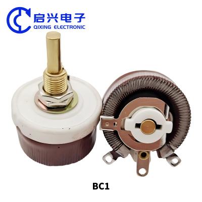 China BC1 High Power Disk Variable Sliding Rheostat 25W-3000W with 1Ω-10KΩ Resistance Range for Industrial Control Systems for sale