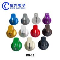 China KN-19-14 ABS Plastic Guitar Amplifier Knobs 19mm x 15mm with 6.4mm Bore for Volume and Tone Control for sale