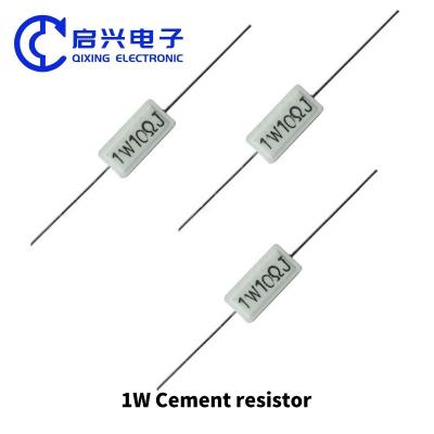 China Insulated Ceramic Cement Resistor 5W 10W 0.1Ω-10kΩ ±5% Tolerance for High-Power Linear Applications for sale