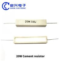 China Goldeleway 5W & 10W Ceramic Cement Resistors 0.1Ω to 10kΩ Range for Industrial Power Applications for sale