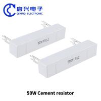 China Cement Resistor 5W 10W 20W Power Rating with 0.1Ω to 10kΩ Resistance Range and 5% Tolerance for sale