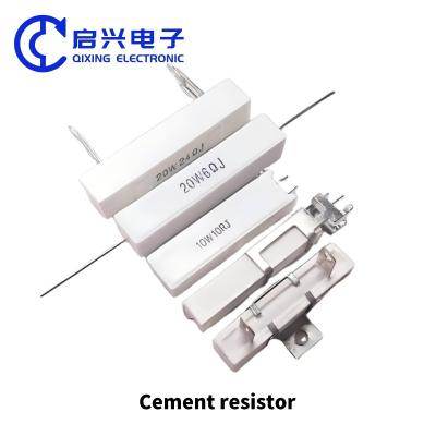 China Corrosion Resistant Ceramic Cement Resistor 5W 10W 0.25Ω-100Ω 5% Tolerance for High Power Applications for sale