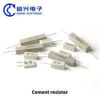 China Cement Ceramic Resistor 1W-100W Power Range with 0.1Ω-10kΩ Resistance Values and ±5% Tolerance for Industrial Applications for sale