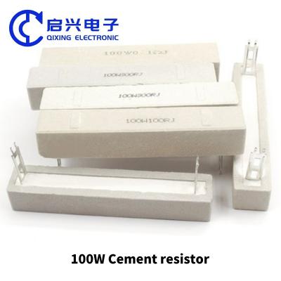 China 5W 10W Ceramic Cement Resistor 0.1Ω-100Ω Range for Power Adapters and Industrial Equipment for sale