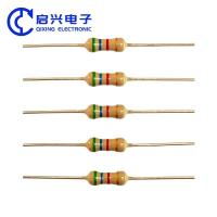 China 1/4W Metal Film Carbon Film Resistor 300V Max Working Voltage 600V Overload 0.1Ω-22MΩ Range for sale