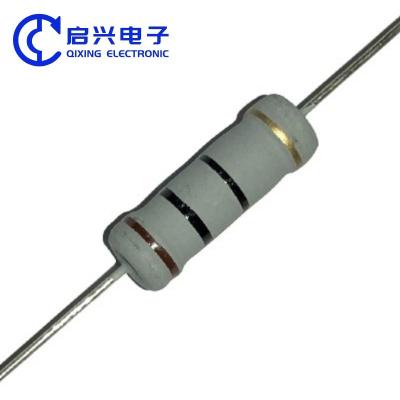 China 1/4W Carbon Film Fixed Resistor 300V 600V Overload 0.1Ω-22MΩ Range for Instruments for sale