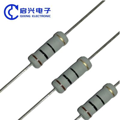 China 47K Ohm 3W Carbon Film Resistor with 5% Tolerance, 300V Max Working Voltage, 0.1Ω-22MΩ Range for sale