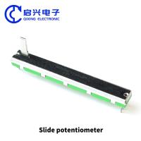 China 60mm Linear Sliding Potentiometer 10k Ohm 0.2W for Mixer Volume Adjustment Carbon Film Technology for sale
