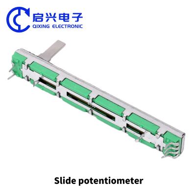 China B303 Slide Potentiometer 75mm 60mm 45mm 30mm 20mm with Center Detent 0.2W 200V B10K Ohm for sale