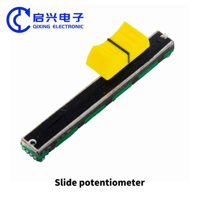 China B103 75mm B10K Dual Channel Sliding Potentiometer - 0.2W Carbon Film Mixer Fader for sale