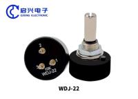 China WDJ-22 Conductive Plastic Potentiometer 5K Ohm 360° Rotation 22mm Diameter for Industrial Automation for sale
