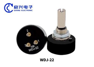 China WDJ-22 Conductive Plastic Potentiometer 5K Ohm 360° Rotation 22mm Diameter for Industrial Automation for sale