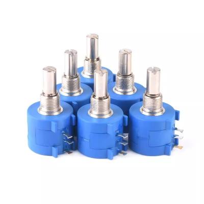 China 3590S-2-103L 10K Ohm Wirewound Potentiometer - 2W Rated Power, 3600° Rotation Angle for sale
