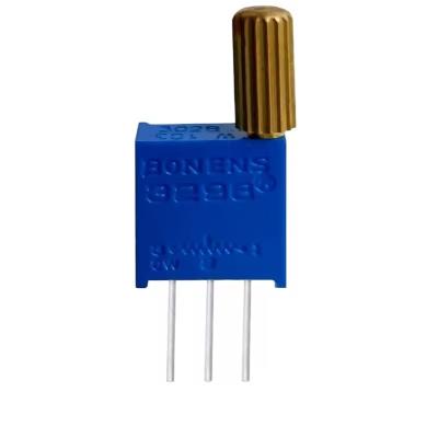 China BONENS 3296W Multiturn Cermet Trimpot Potentiometer 1k 2k 5k 10k 20k 50k 100k Ohm 0.5W for sale