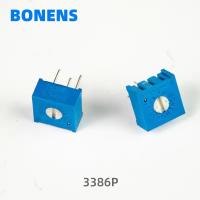 China 3386P Single Turn Trimming Potentiometer 0.5W 10% 1K to 100K Variable Resistor for sale