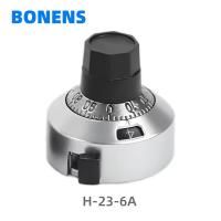 China H-23-6A Multi-Turn 15 Turn Volume Control Digital Dial Knob 22mm Diameter 6.4mm Shaft for 3590S 534 Potentiometer for sale