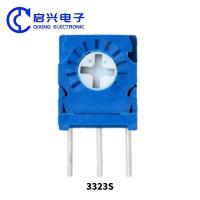 China 3323 Series Single Turn Metal Glass Glaze Trimmer Potentiometer 5k 10k 20k Precision Adjustable Resistor for sale