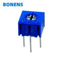 China 3362 Series Single Turn Metal Glass Glaze Trimmer Potentiometer 0.25W 260° for sale