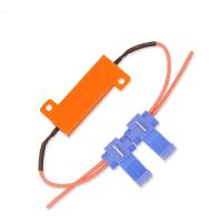 China 50W 6Ω Car LED Load Resistor RXG24 Gold Aluminum Shell for Automotive Lighting Conversion for sale