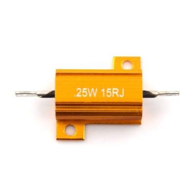 China RX24 50W 10ohm Aluminum Housed Wirewound Precision Resistor High Power for sale