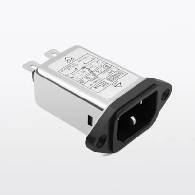 China DAI1 Series EMI Power Filter 1A 3A 6A 10A IEC Socket Type for Electrical Equipment Noise Suppression for sale
