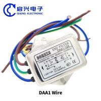 China DAA1 EMI Power Line Filter 220V 1A 3A 6A 10A Single Phase AC/DC Noise Suppression for sale