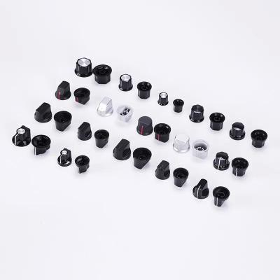 China Aluminum Volume Control Audio Knob 6mm D Shaft for Mixer Fader Custom Metal Knobs 50mm for sale