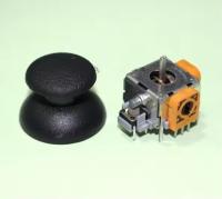 China 3D Model Aircraft Rocker Potentiometer 10k Joystick with Switch and Cap 16x16mm for sale