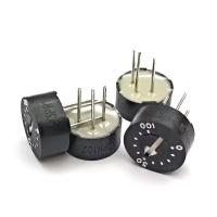 China 93PR Series Glass Glaze Trimmer Potentiometer 1KΩ 10KΩ 1W with Circular Graduated Scale for sale