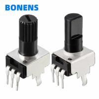 China RV09 Vertical 12.5mm Shaft Potentiometer 1K 2K 5K 10K 20K 50K 100K 3pin Seal Adjustable Resistor for sale