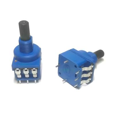 China WH116AK Series 10A High Current Rotary Potentiometer with Switch 1K-2M Ohm for Dimmer for sale