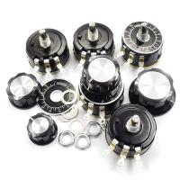 China WX112 050 5W Single-Turn Wirewound Potentiometer 10K with 45mm Diameter and IP40 Protection for sale