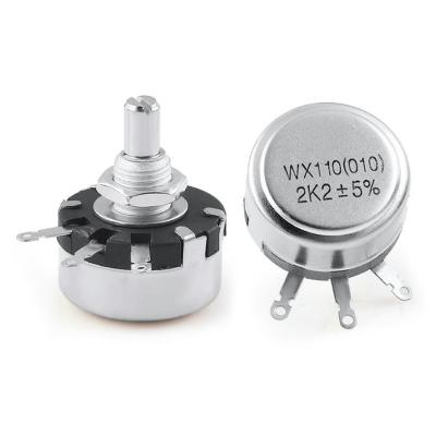 China WX110(010) 1W Wirewound Potentiometer with 29mm Diameter and 300° Rotation for Precision Resistance Control for sale