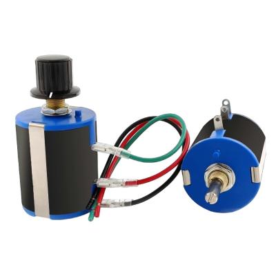 China BONENS WXD4-23 3W Multi Turn Wirewound Potentiometer 10K Ohm 6mm Shaft for sale
