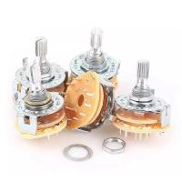 China RS25 Rotary Selector Switch 1 Pole 11 Position 500V AC with 10,000 Cycle Life and 6mm Shaft Diameter for sale