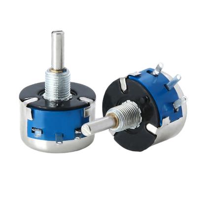 China WX14-12 3W Single Turn Wirewound Potentiometer 1K 2K2 4K7 10K 20K 22K 100R 470R for sale