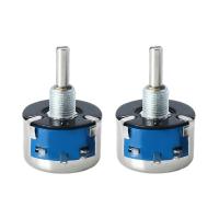 China WX14-12 3W Single Turn Wirewound Potentiometer 1K to 22K 4mm Shaft 24mm Diameter for sale