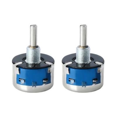 China WX14-12 3W Single Turn Wirewound Potentiometer 1K to 22K 4mm Shaft 24mm Diameter for sale