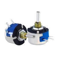 China WX14-12 3W Single Turn Wire Wound Potentiometer 470 Ohms 1K 2K2 4K7 10K for sale