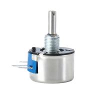 China WX14-12 3W Single Turn Wirewound Potentiometer 1K to 22K 4mm Shaft 24mm Diameter for sale